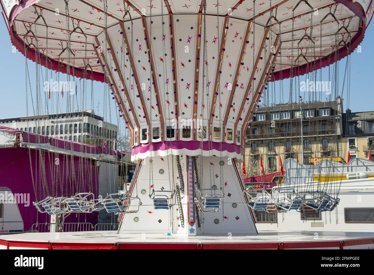 Fun fair empty hi-res stock photography and images - Alamy