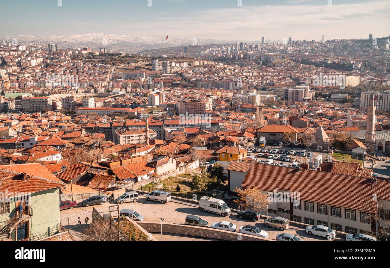 Ankara castle towers hi-res stock photography and images - Alamy