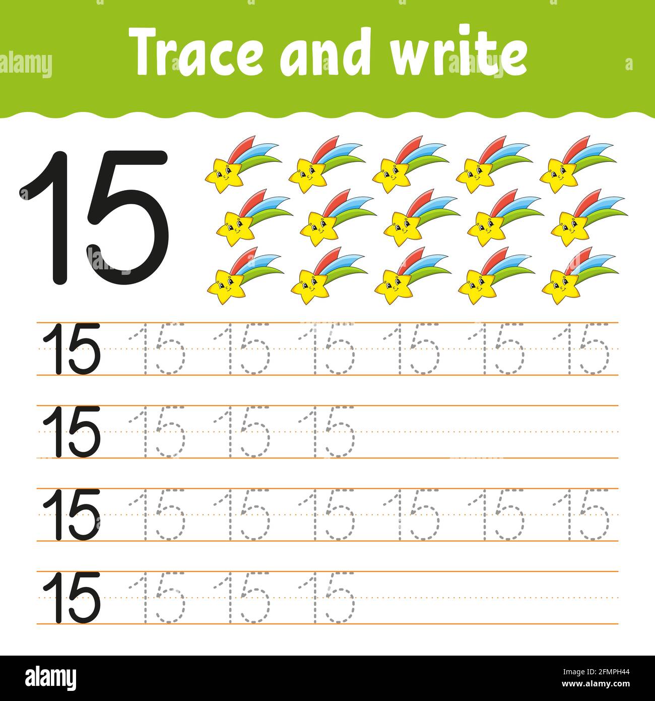 Learn Numbers. Trace and write. Handwriting practice. Learning numbers ...