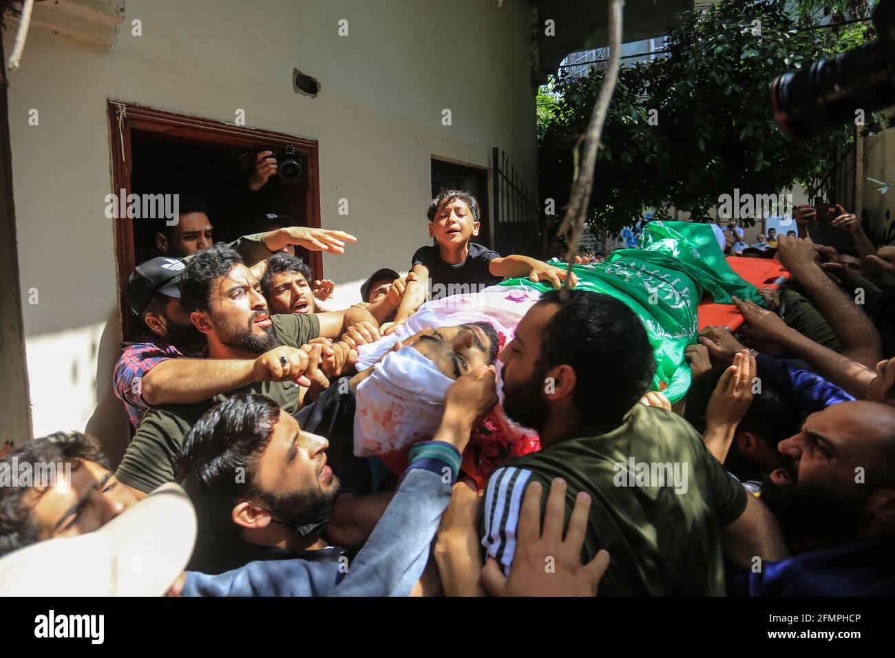 Beit Hanoun, The Gaza Strip, Palestine. 11th May, 2021. Funnual of ...