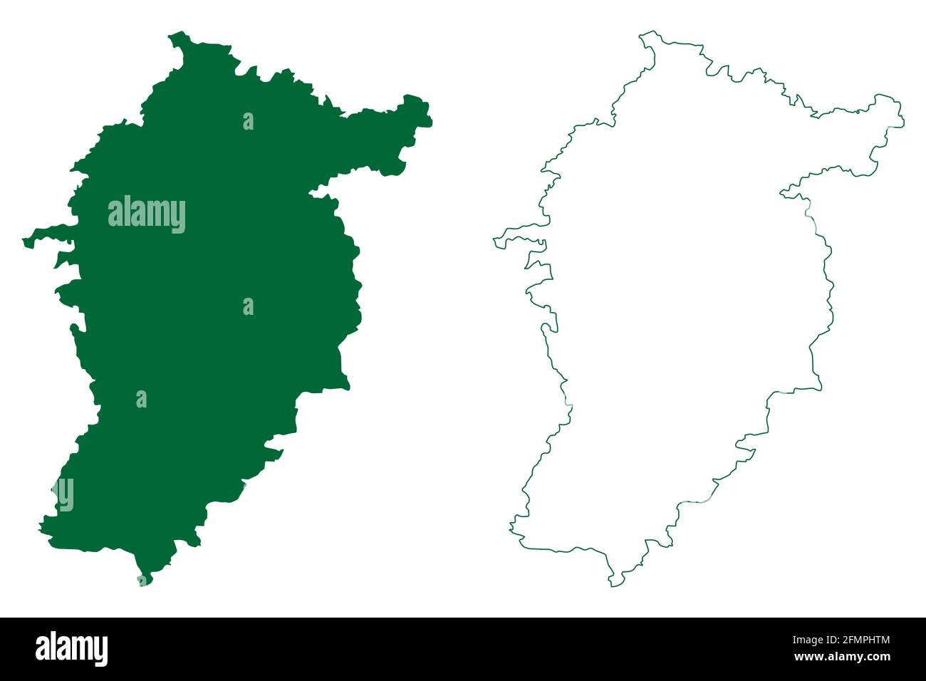 Seoni district (Madhya Pradesh State, Jabalpur division, Republic of ...