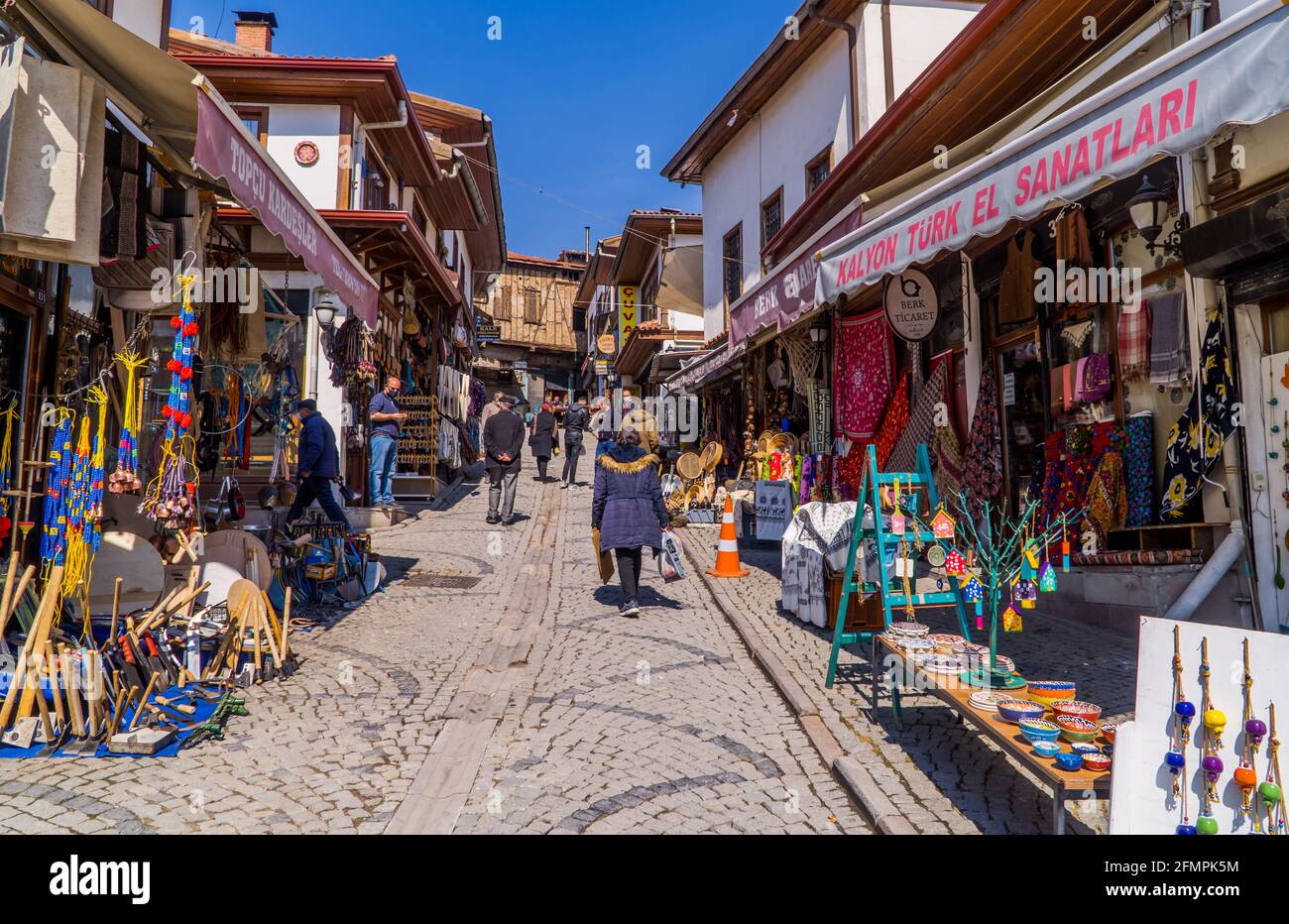 Street photography of Ottoman architecture in Hamamönü - Altindag in ...