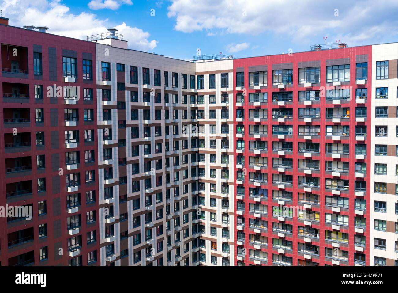 The Typical modern panel residential building, Russia Stock Photo - Alamy