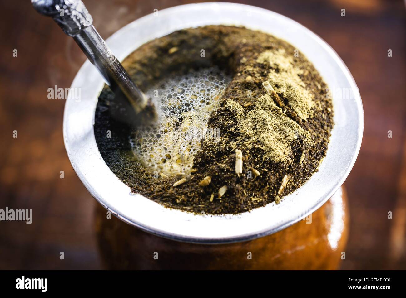 chimarrão, hot winter drink typical of south america, based on herbs ...
