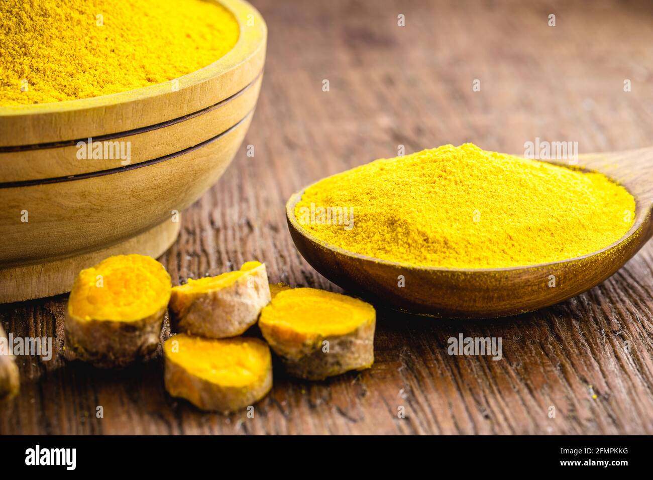 chopped and powdered saffron on a table. Spicy culinary ingredient ...