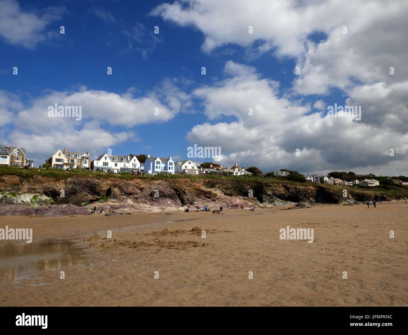 Hayle Bay, New Polzeath, Cornwall Stock Photo - Alamy