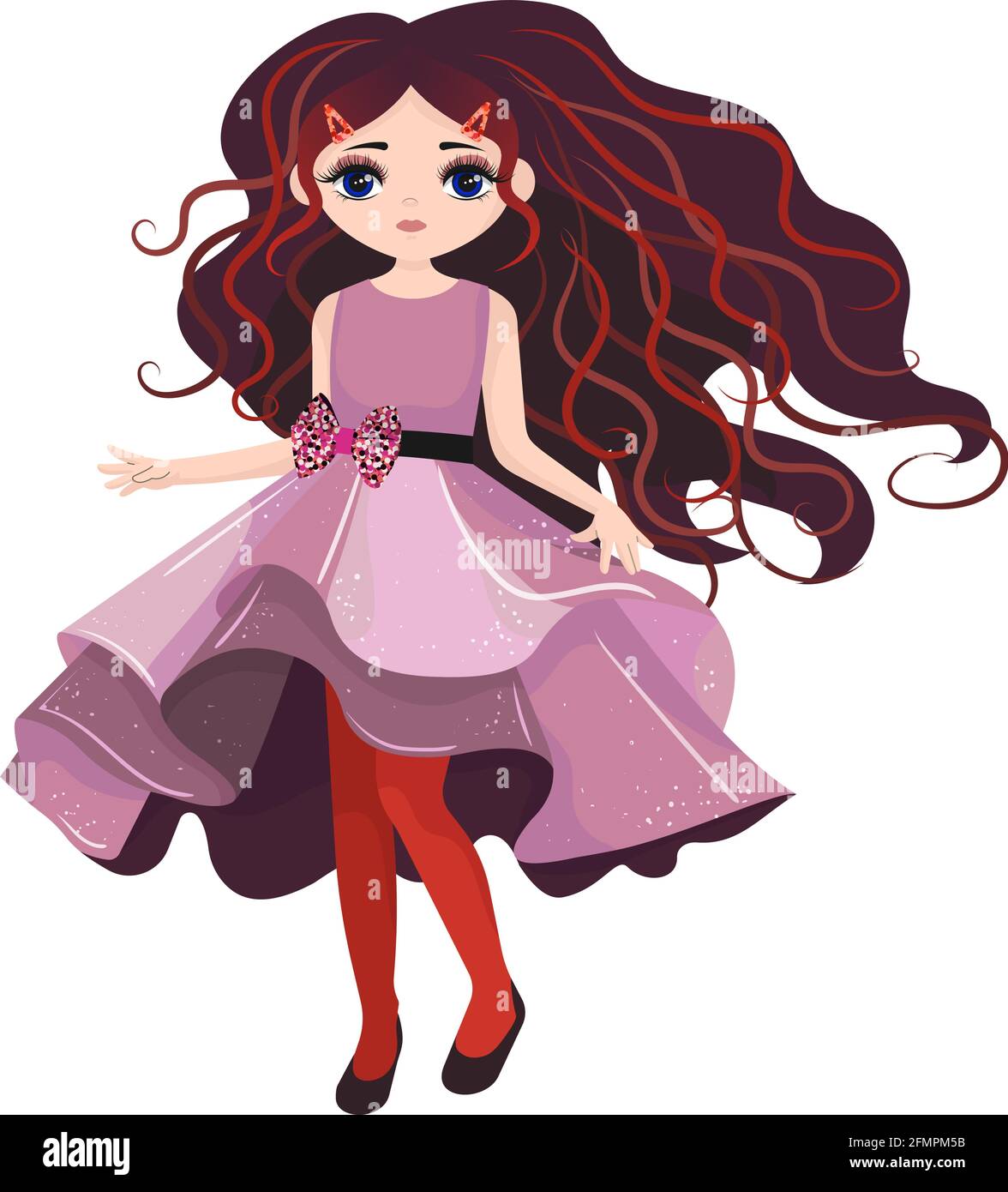 Animated Pink Dress