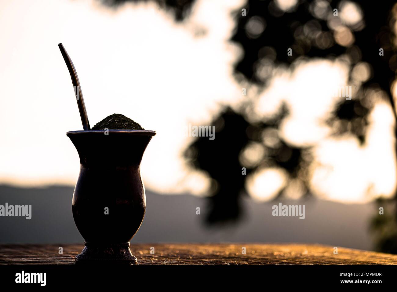 Chimarrão, a traditional Brazilian yerba mate tea Stock Photo - Alamy