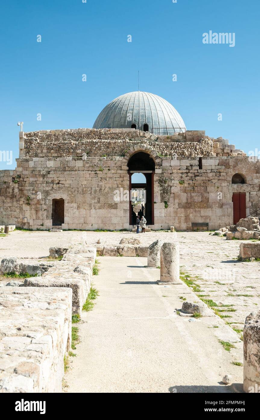 Umayyad Palace, Citadel Hill, Amman, Jordan Stock Photo - Alamy