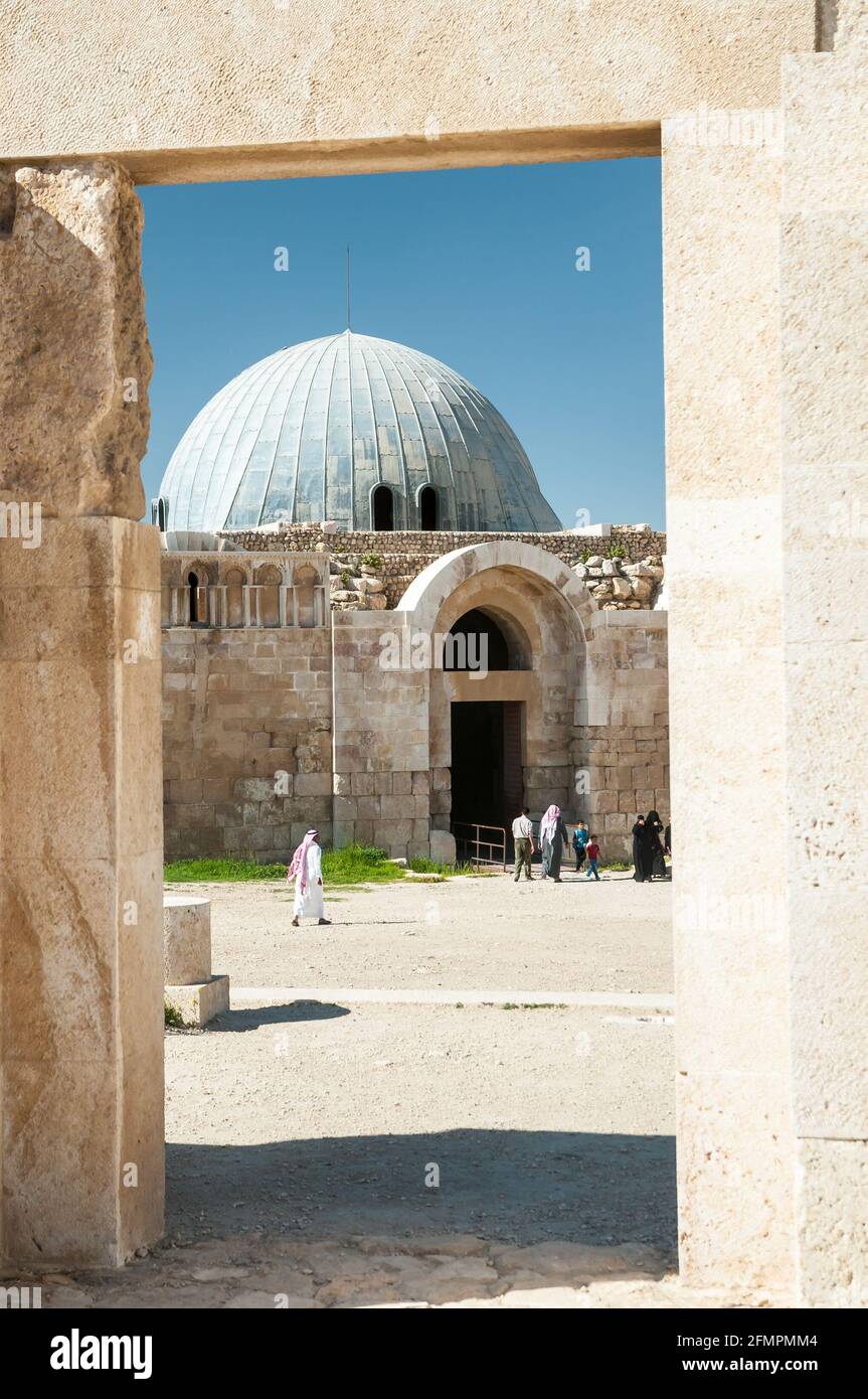 Umayyad Palace, Citadel Hill, Amman, Jordan Stock Photo - Alamy