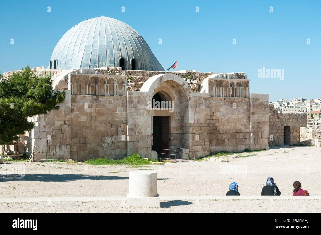 Umayyad Palace, Citadel Hill, Amman, Jordan Stock Photo - Alamy