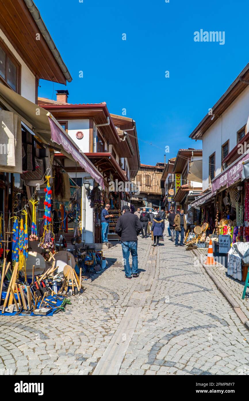 Street photography of Ottoman architecture in Hamamönü - Altindag in ...