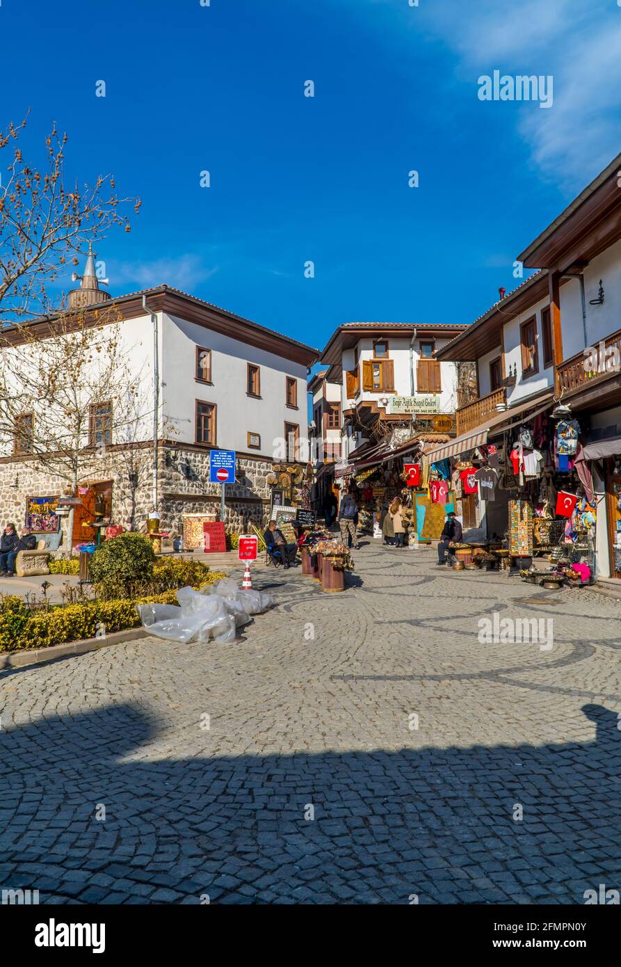 Street photography of Ottoman architecture in Hamamönü - Altindag in ...
