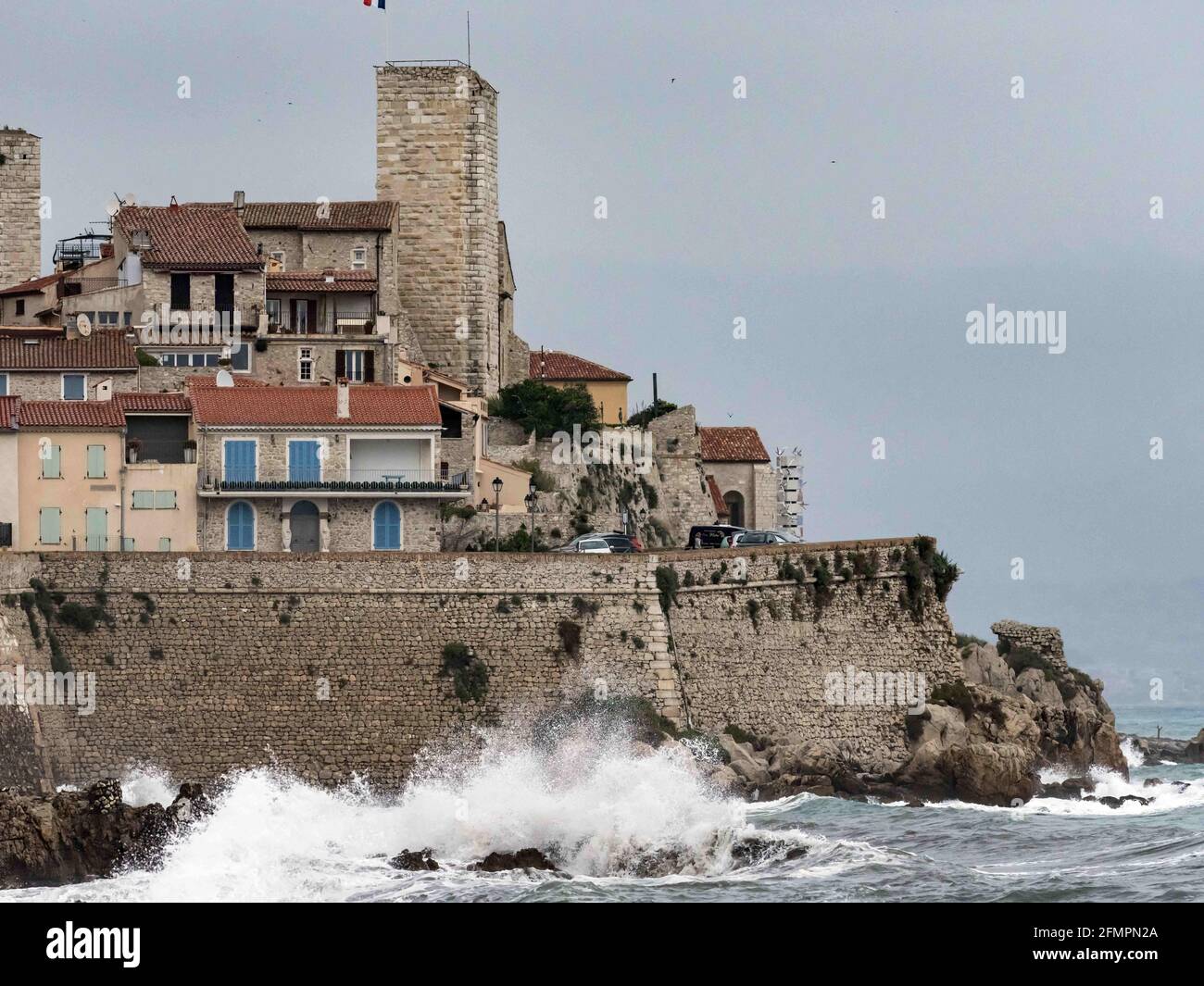 The weather is rainy and the wind is very dominant on the French ...