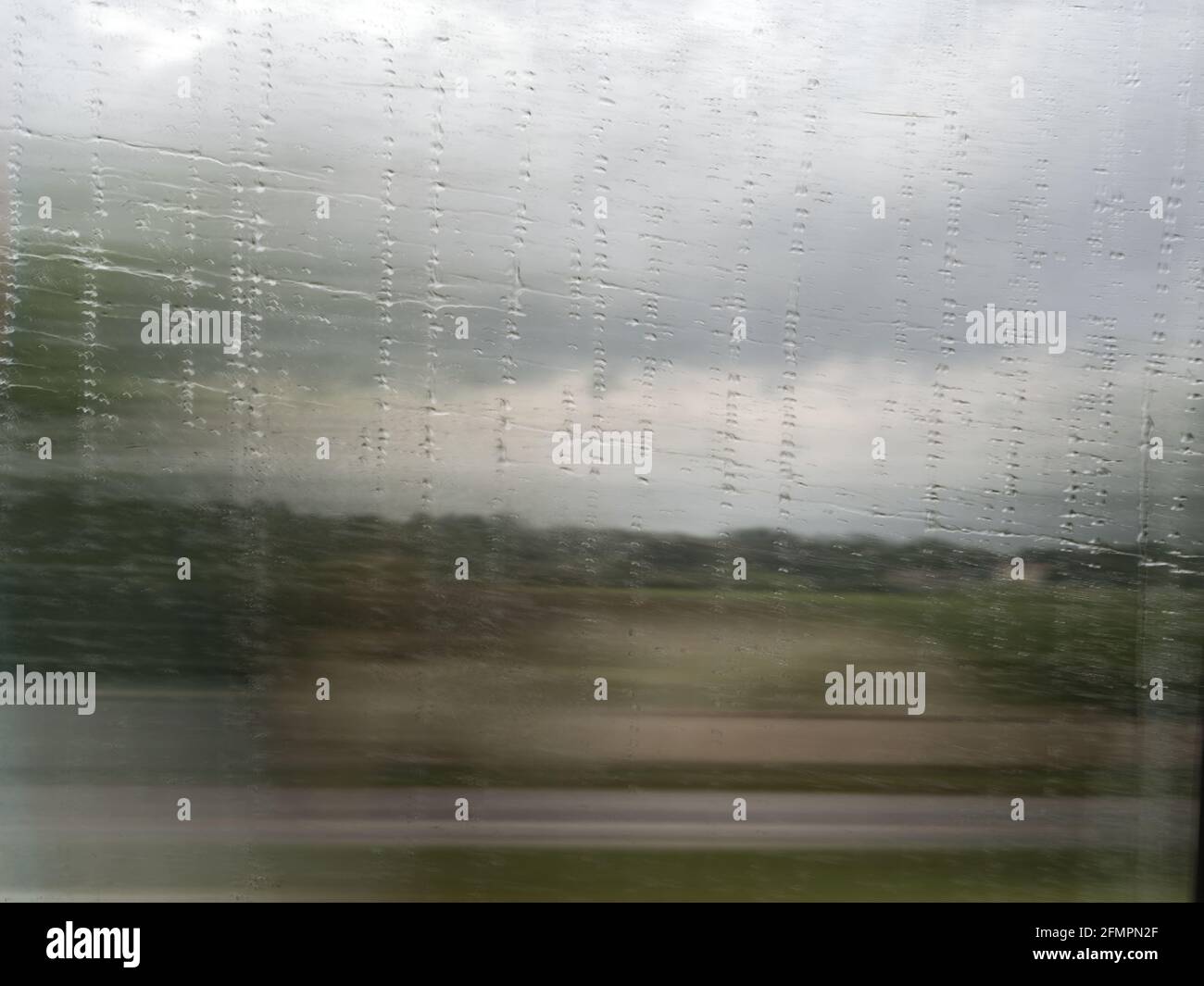 The weather is rainy and the wind is very dominant on the French ...