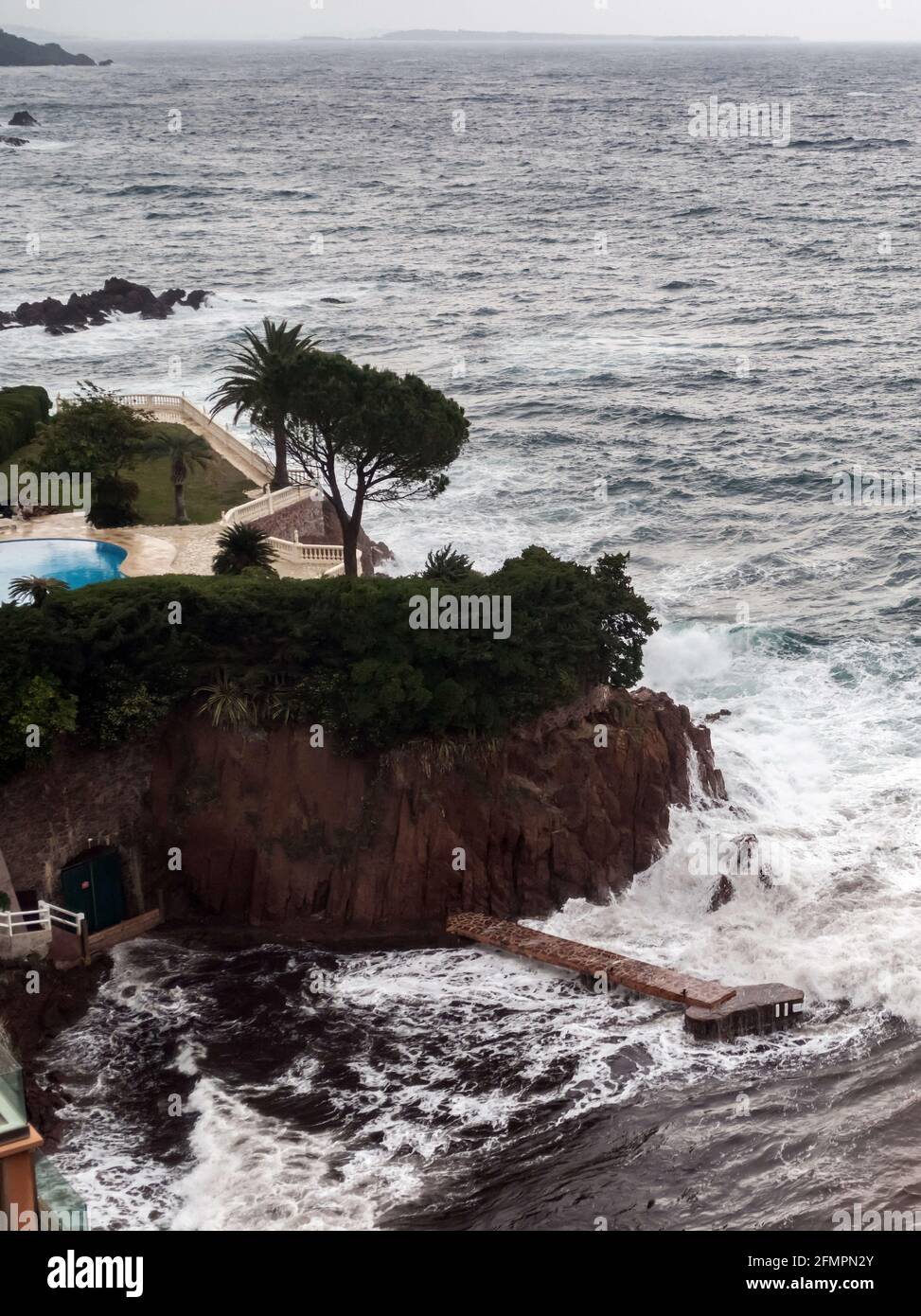 The weather is rainy and the wind is very dominant on the French ...