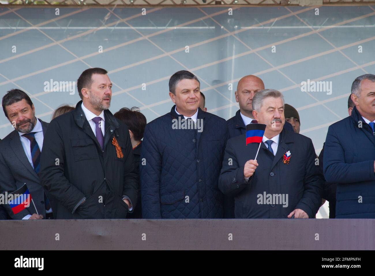 May 11, 2021. Donetsk region, Ukraine. The head of the self-proclaimed ...
