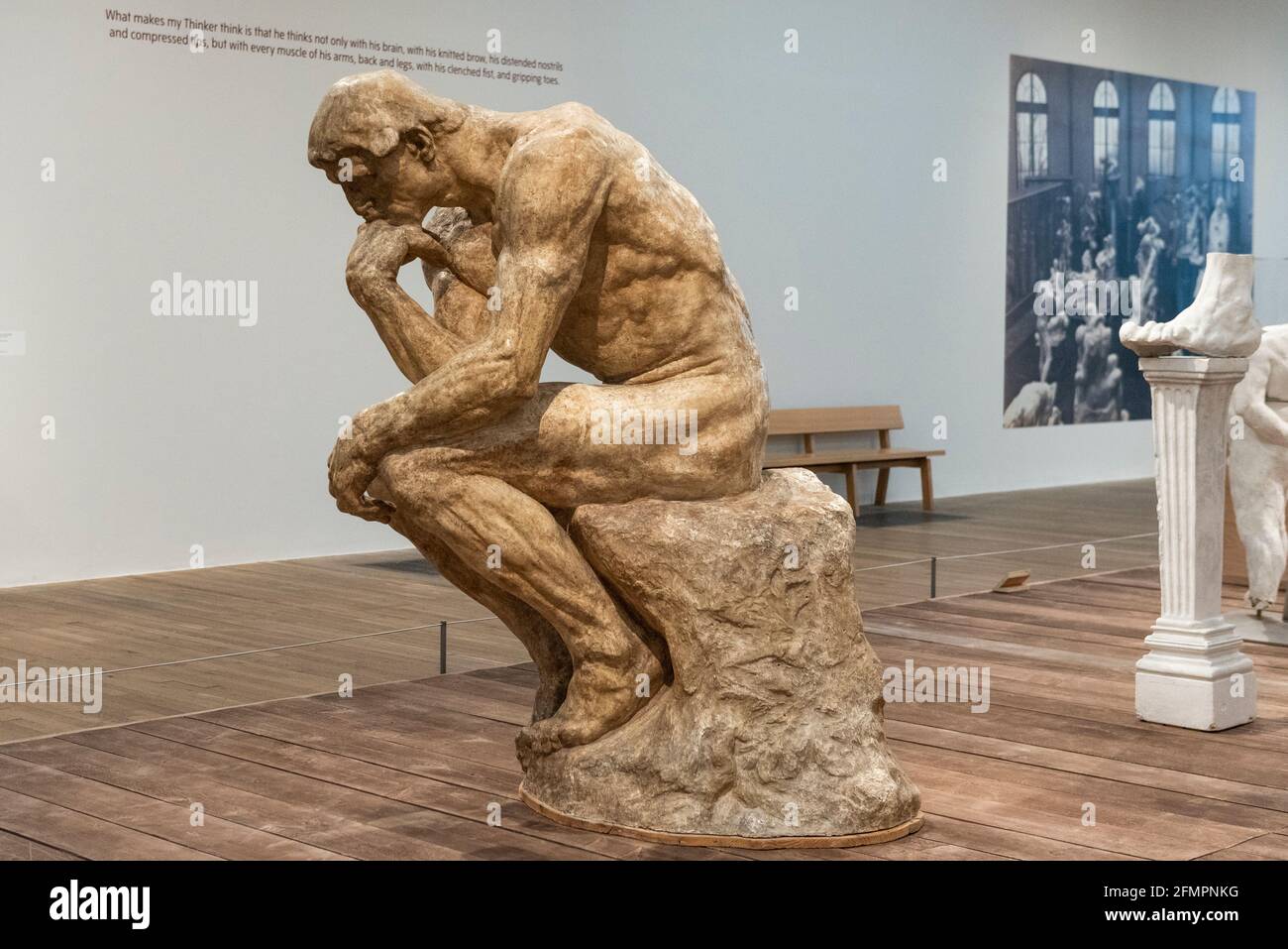 London, UK. 11 May 2021. "The Thinker, Monumental", 1903, by Auguste ...