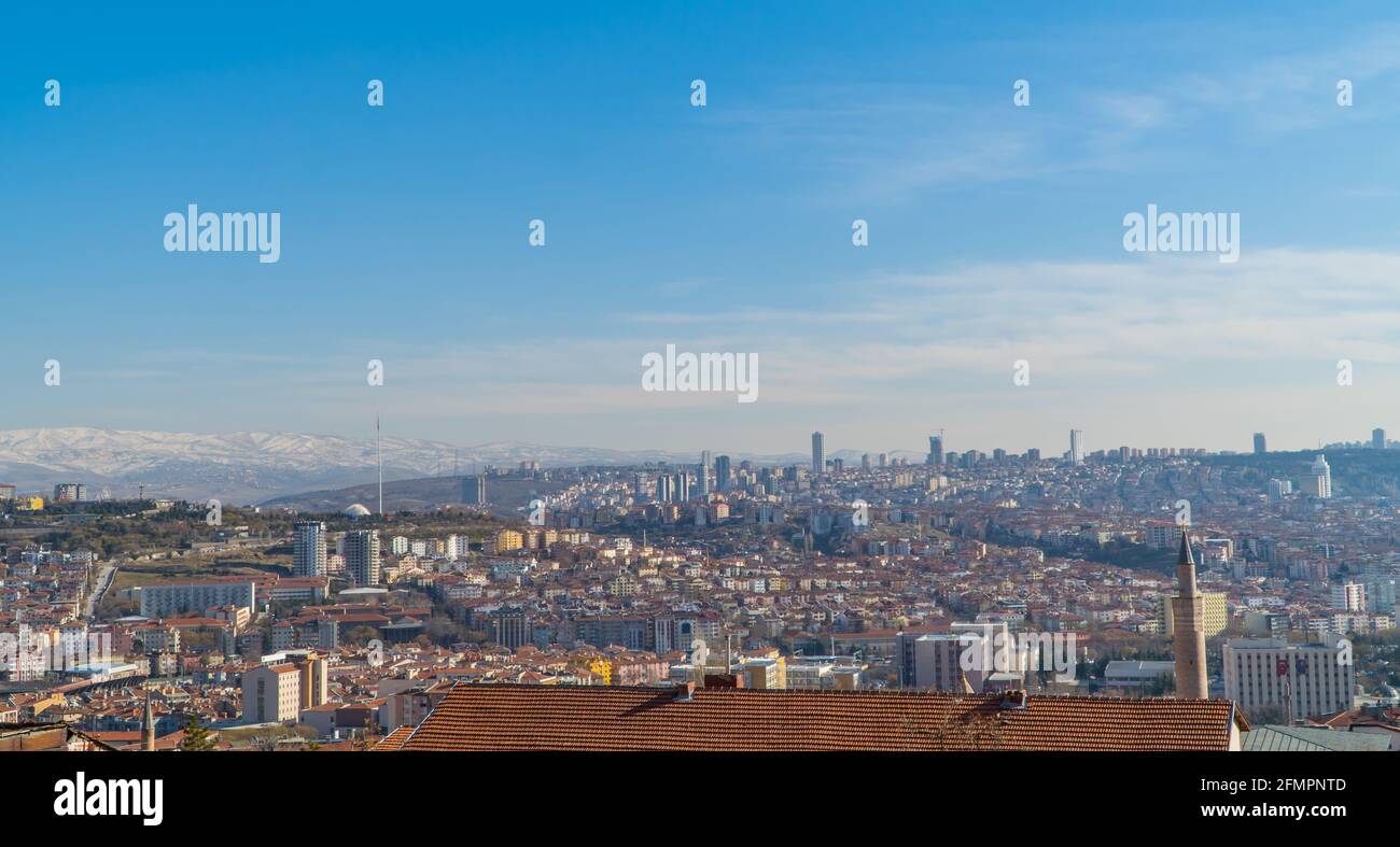 Aerial view of Ankara, Turkey seen from Ankara Castle Stock Photo - Alamy
