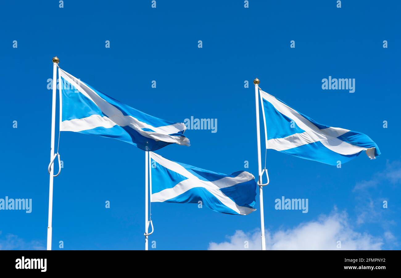 Scotland england border flags hi-res stock photography and images - Alamy