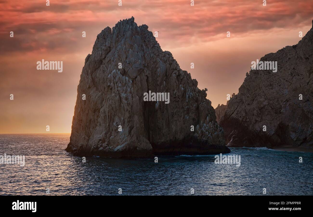 Rock formation at Lands End in Cabo San Lucas, Mexico Stock Photo - Alamy