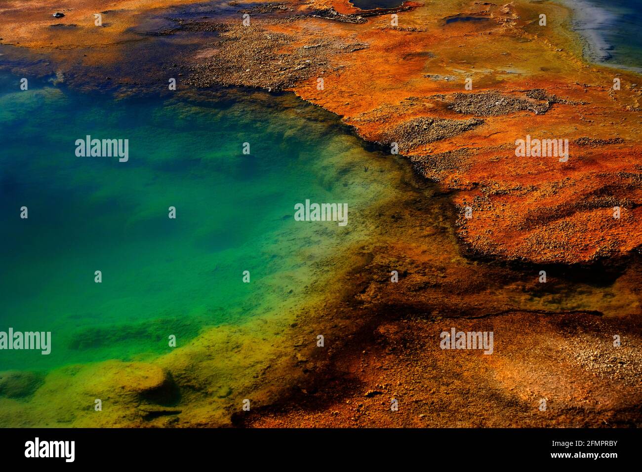 Natural hot springs Yellowstone of natural pools natural wonder ...