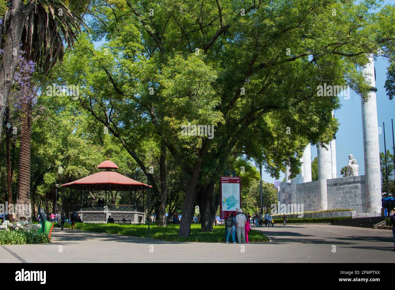MEXICO, MEXICO - May 06, 2021: Chapultepec walk on sunday in mexico ...