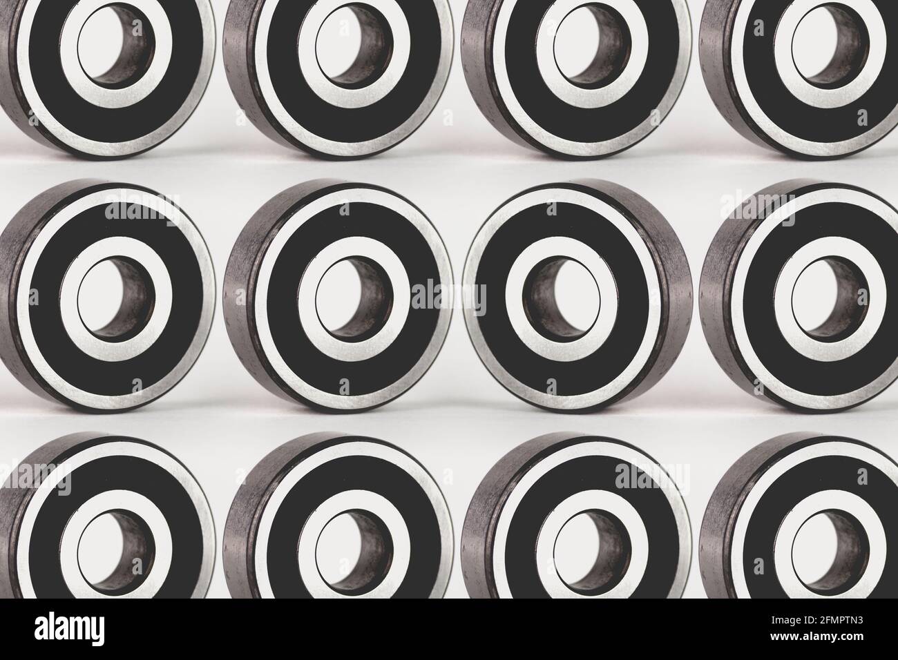 Texture and repetitive pattern of bearings, image created by photo ...
