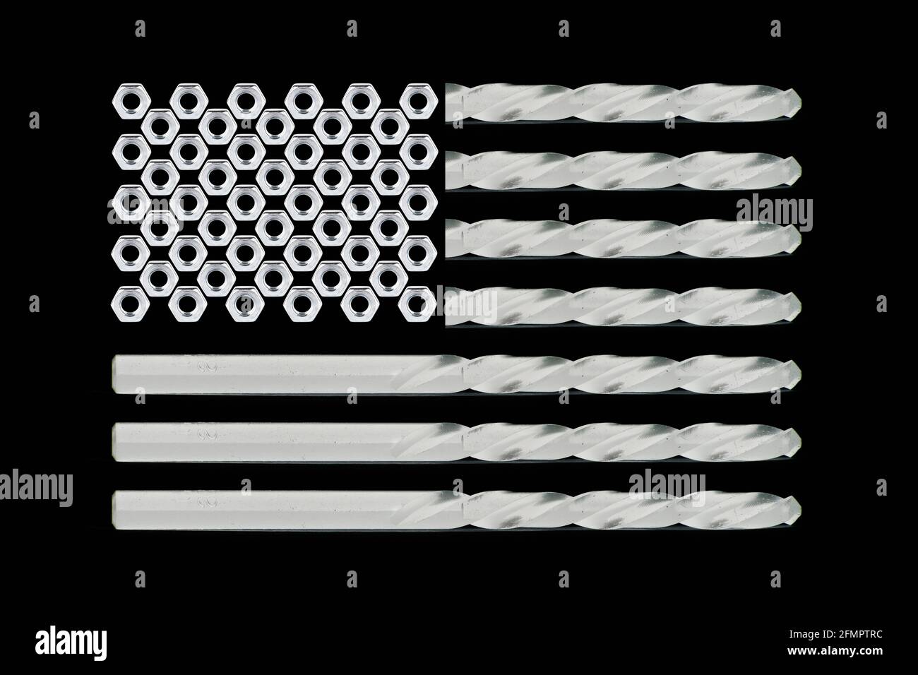 Flag of the United States of America, abstract, created using photo ...