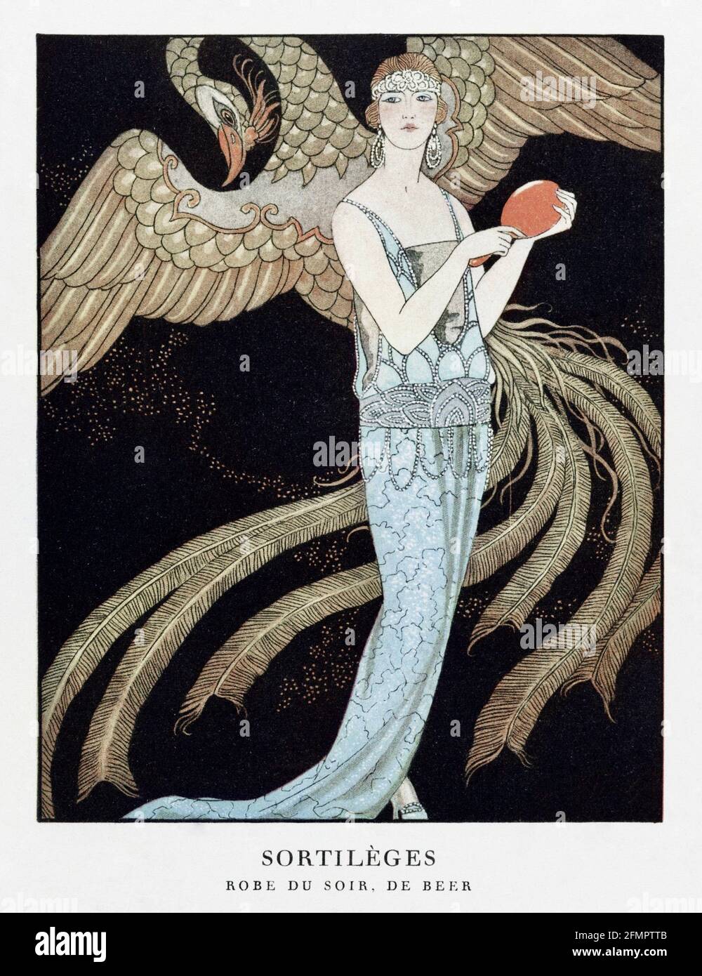 Georges Barbier - Phoenix - 1922 Stock Photo - Alamy