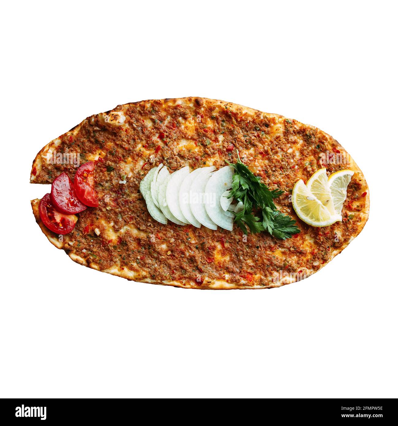 Turkish lahmacun Cut Out Stock Images & Pictures - Alamy