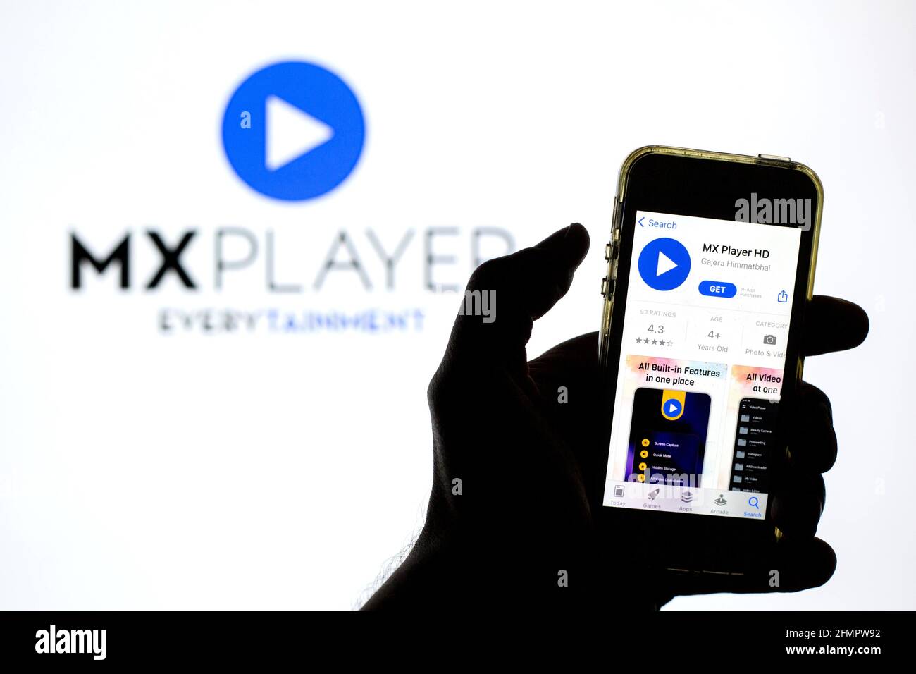 Mx Player Mobile App Logo High Resolution Stock Photography and Images ...