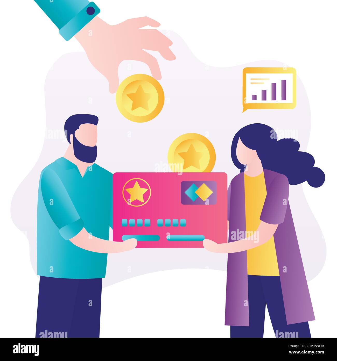 Man credit card in Stock Vector Images - Alamy