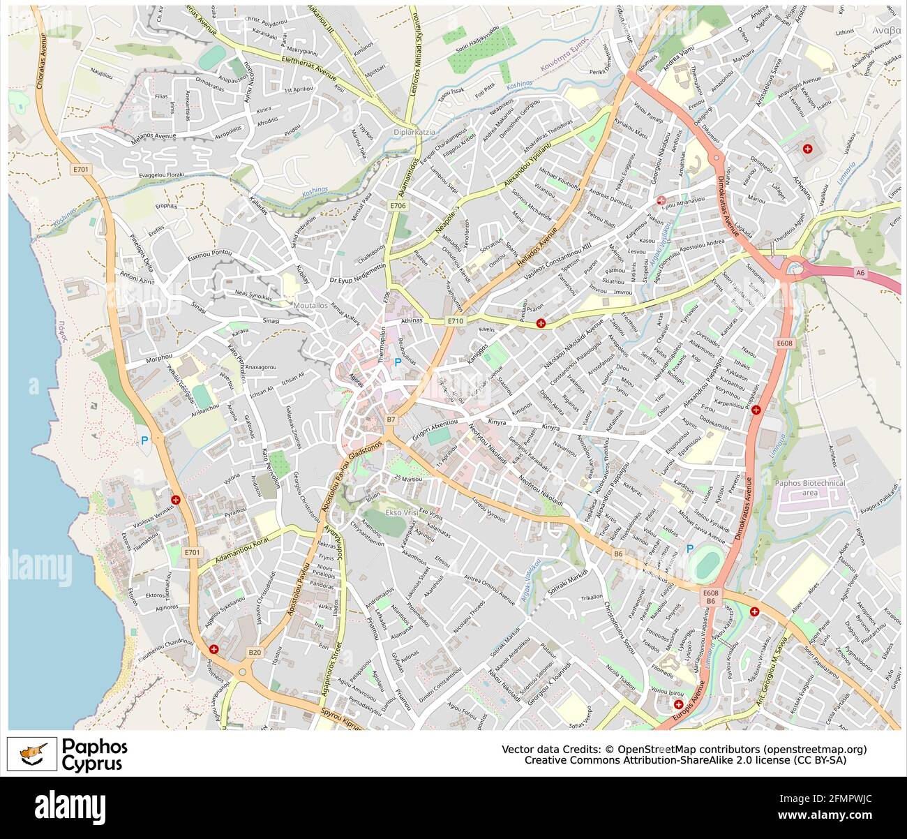 Paphos Stock Vector Images - Alamy