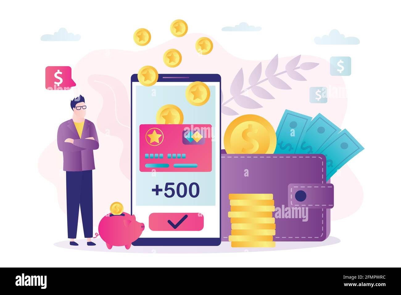 Man client received new bonuses on virtual card. Loyalty program ...