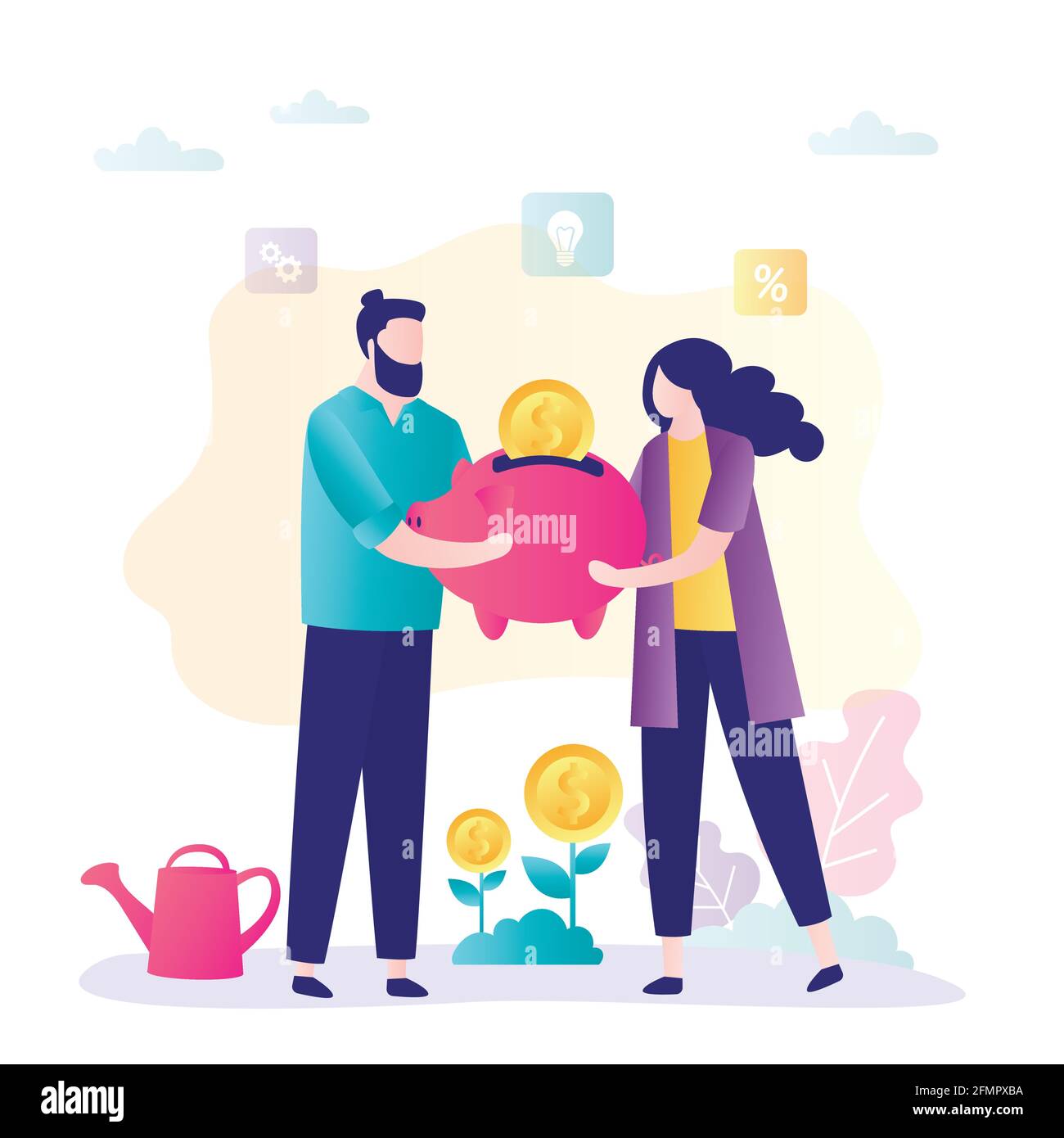 Capital increase project Stock Vector Images - Alamy