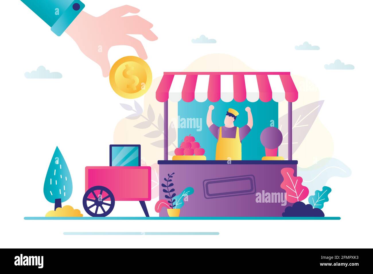 Targeted support Stock Vector Images - Alamy