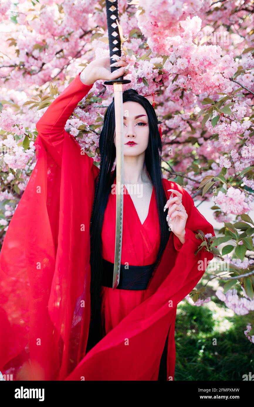 Japanese Samurai Geisha Wallpaper