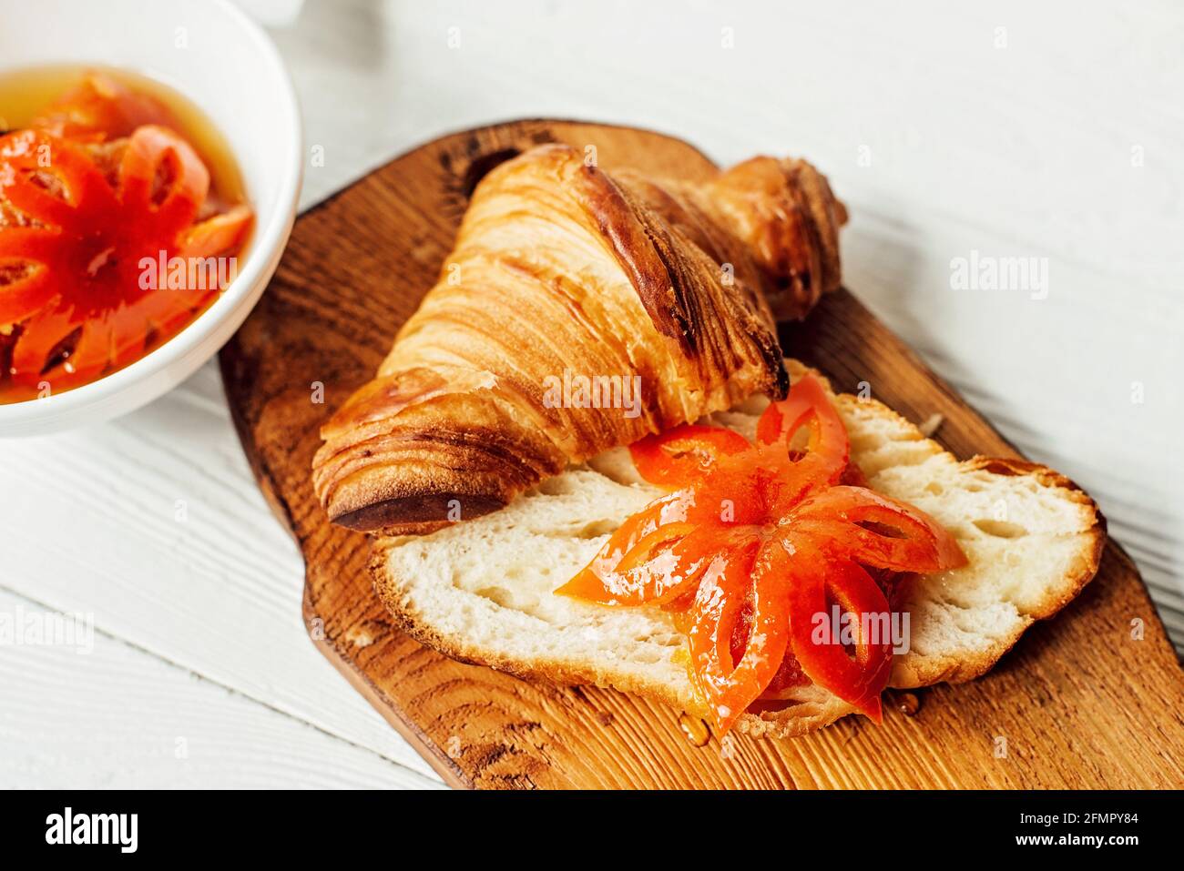Croissant and fruit hi-res stock photography and images - Alamy