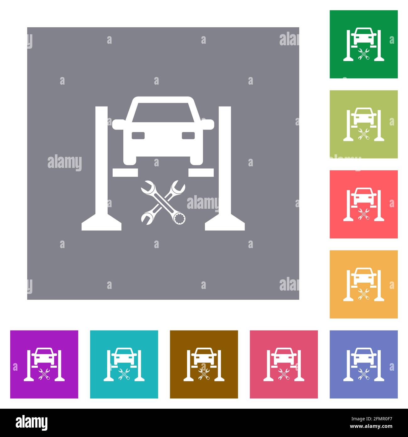 Elevation garage Stock Vector Images - Alamy