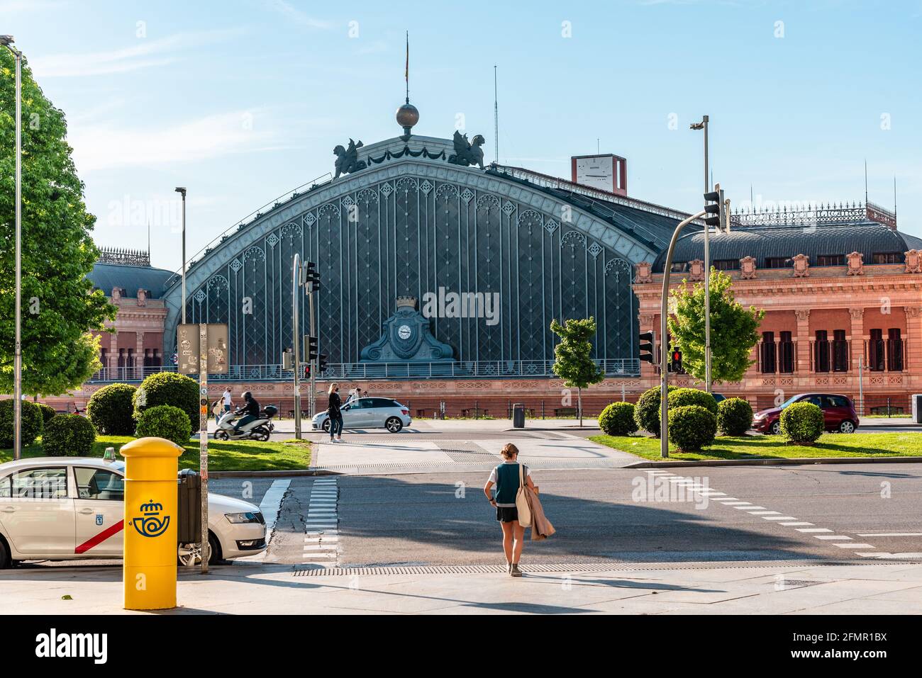 Train station building madrid hi-res stock photography and images - Alamy