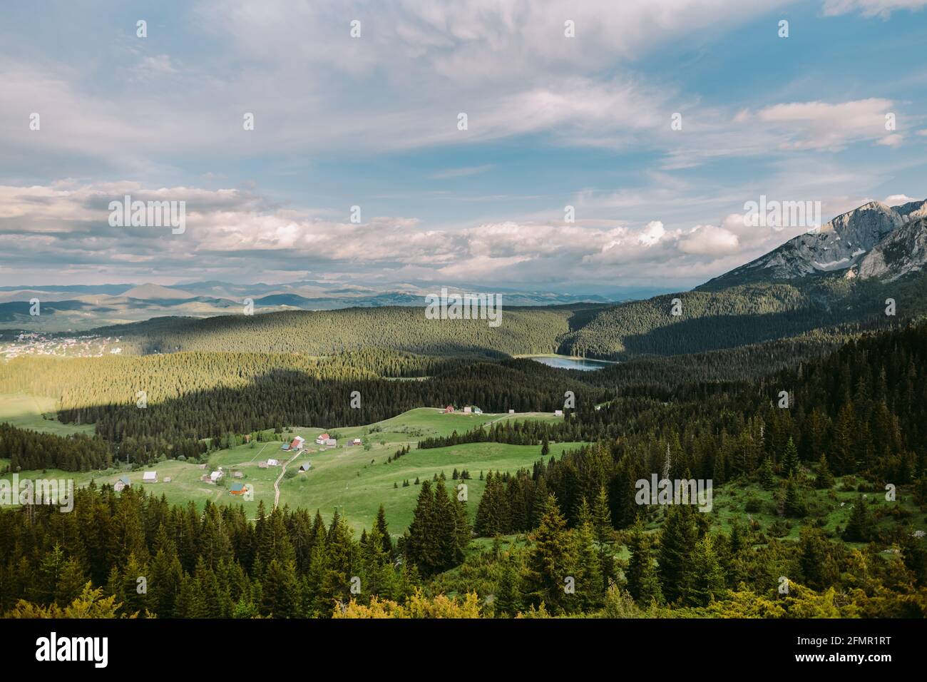 mountain village countryside in Montenegro Stock Photo - Alamy