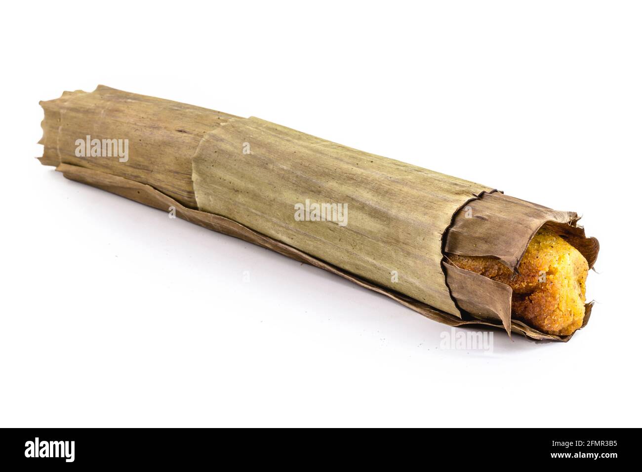 Brazilian cornbread on isolated white background. Homemade cheese bread ...