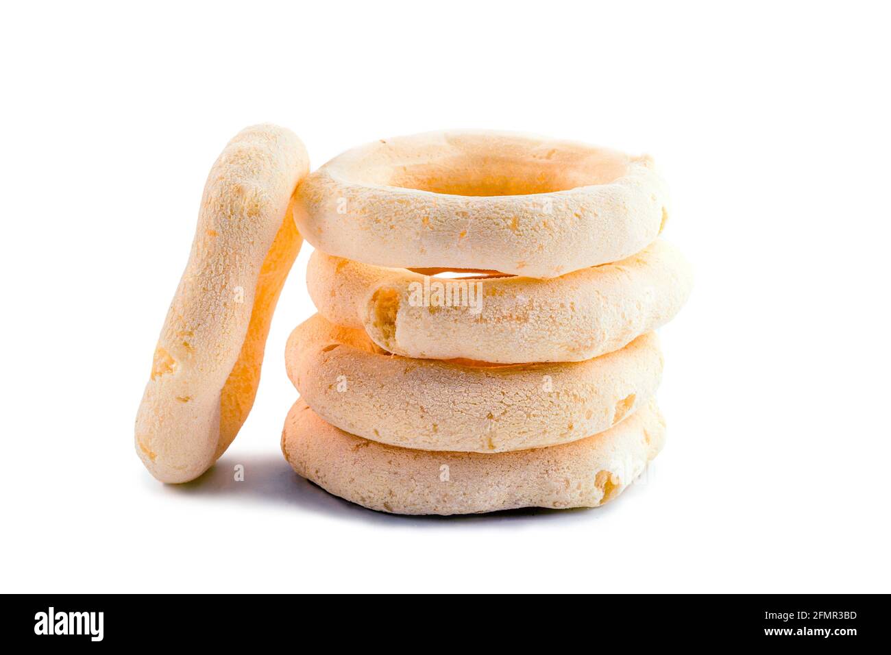Traditional Brazilian starch biscuit or manioc flour biscuit, called ...