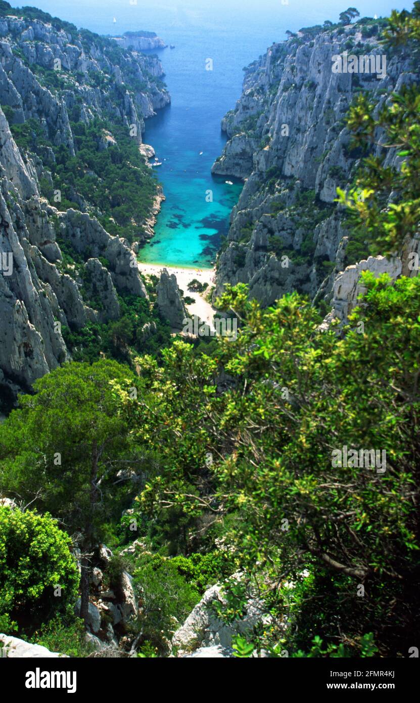 Calanque d'en Vau Cassis Stock Photo - Alamy