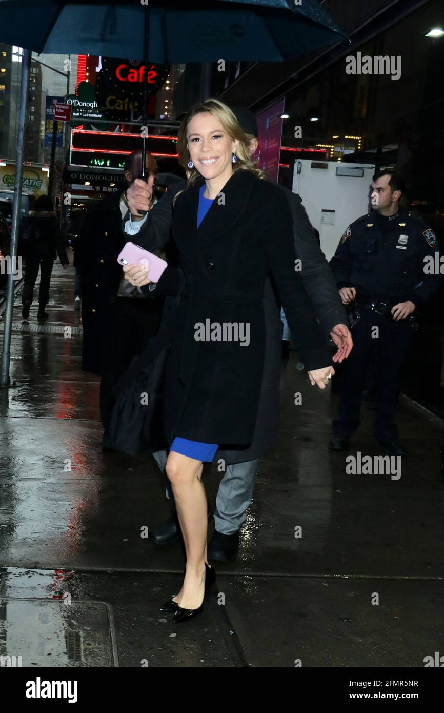 New York - NY - 20200211 Allison Pataki at Good Morning America to talk ...