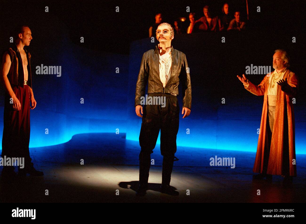 the ball scene, l-r: Keith Dunphy (Tybalt), David Tennant (Romeo), Ian ...