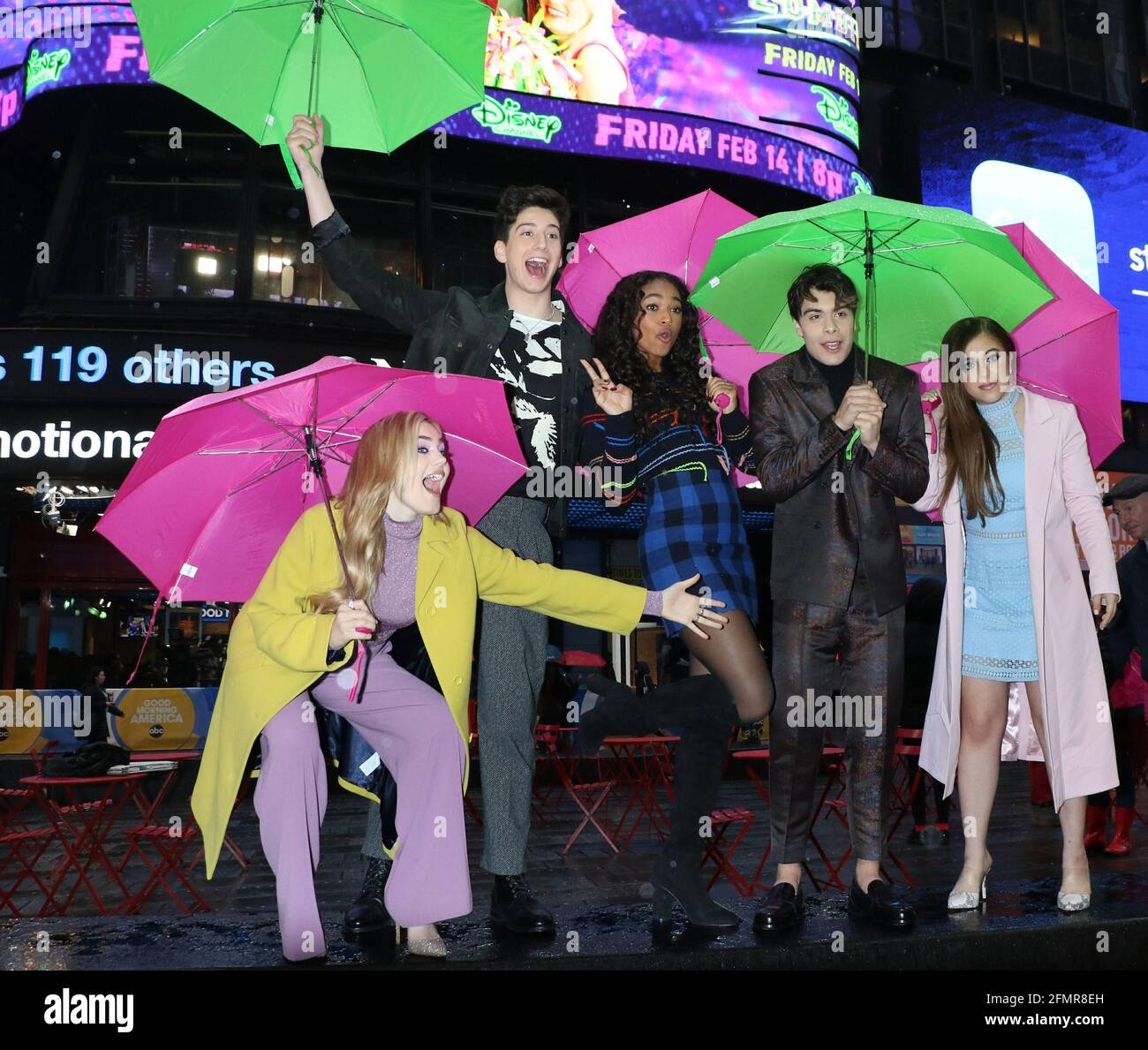 New York - NY - 20200211 The cast of the Freeform series Zombies ...