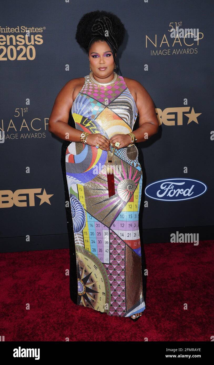 Los Angeles - CA - 02/22/2020 51st NAACP Image Awards -PICTURED: Lizzo ...