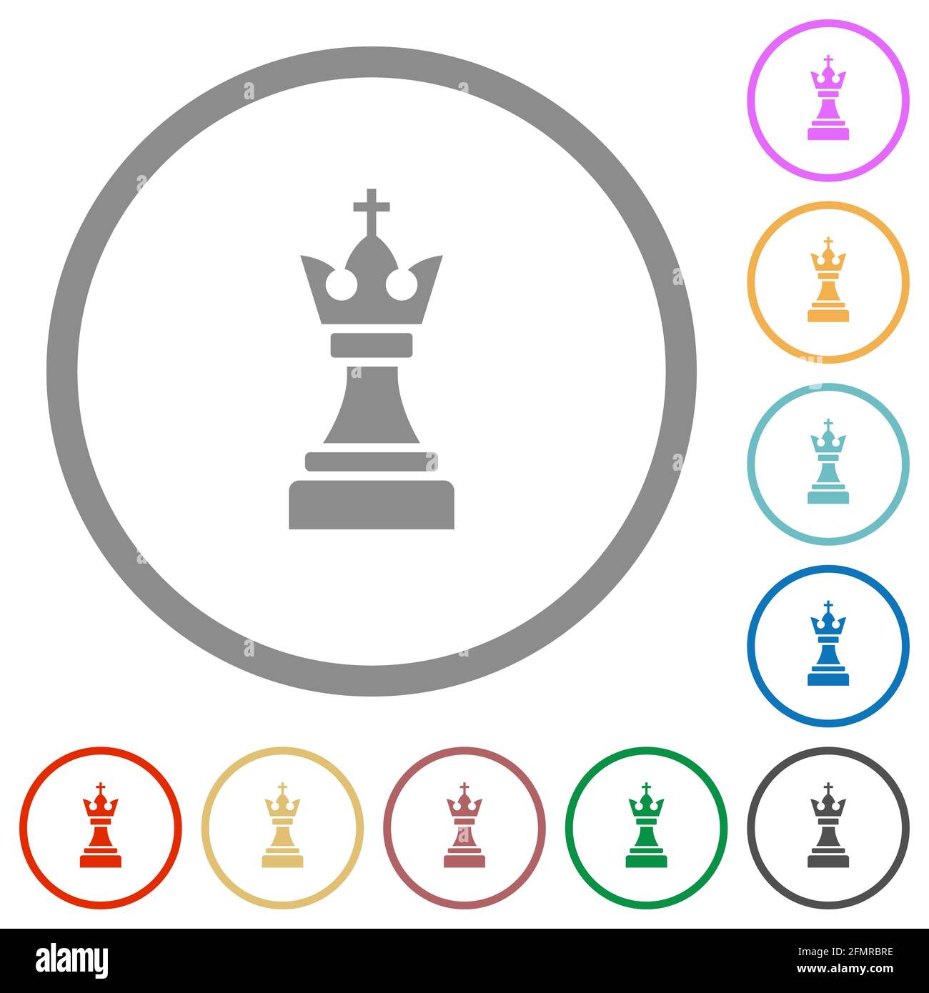 King chesspiece Stock Vector Images - Alamy